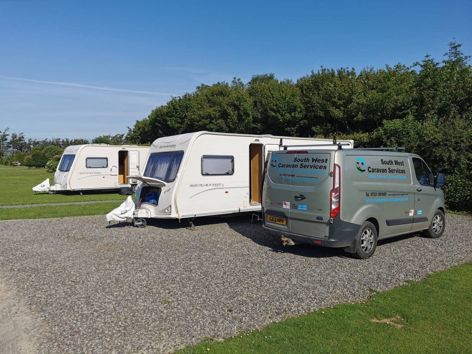 Caravan Servicing - Higher Twitchen CL
